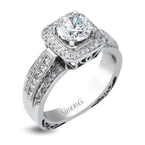Simon G. "Passion" Halo Engagement Ring – Padis Jewelry