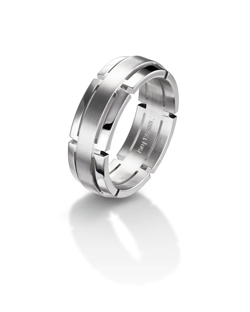 Furrer Jacot White Gold Men's Wedding Band – Padis Jewelry
