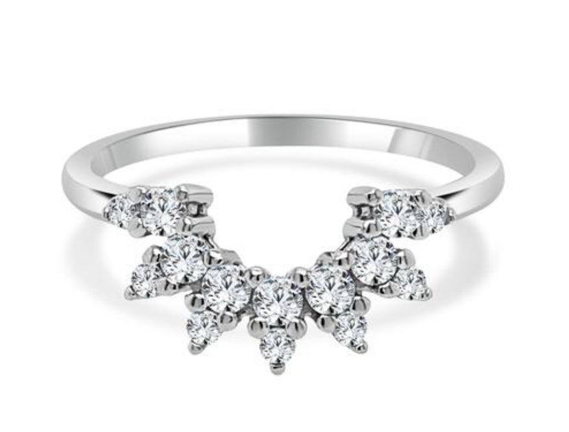 IMAGINE Diamond Curved Band – Padis Jewelry